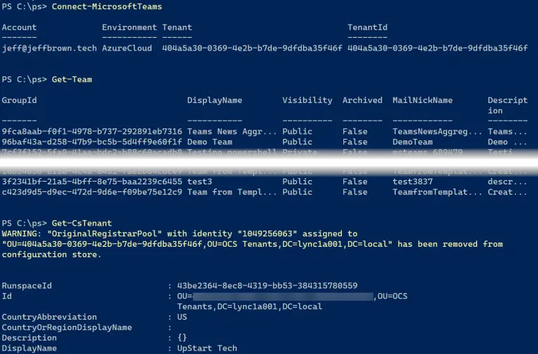 Microsoft Teams PowerShell: Install and Connect Guide | Jeff Brown Tech