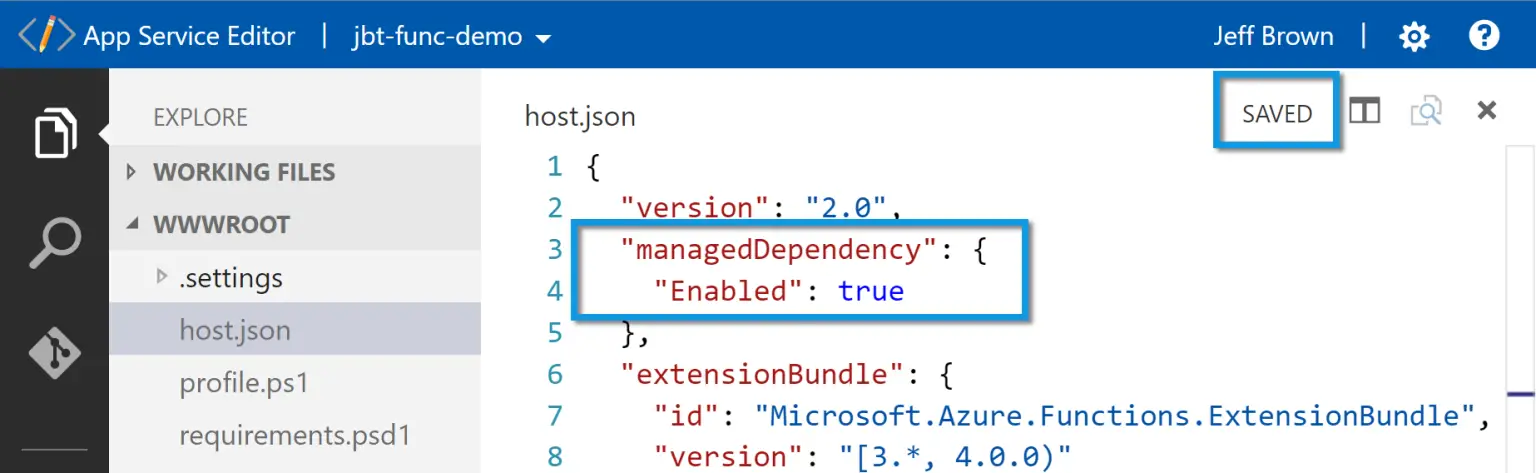 Azure Functions Add A Powershell Module Jeff Brown Tech