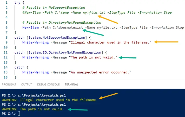 Mastering PowerShell Try Catch with Exception Messages | Jeff Brown Tech