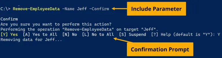 Powershell Confirm Parameter Best Practices For Safe Scripting Jeff Brown Tech